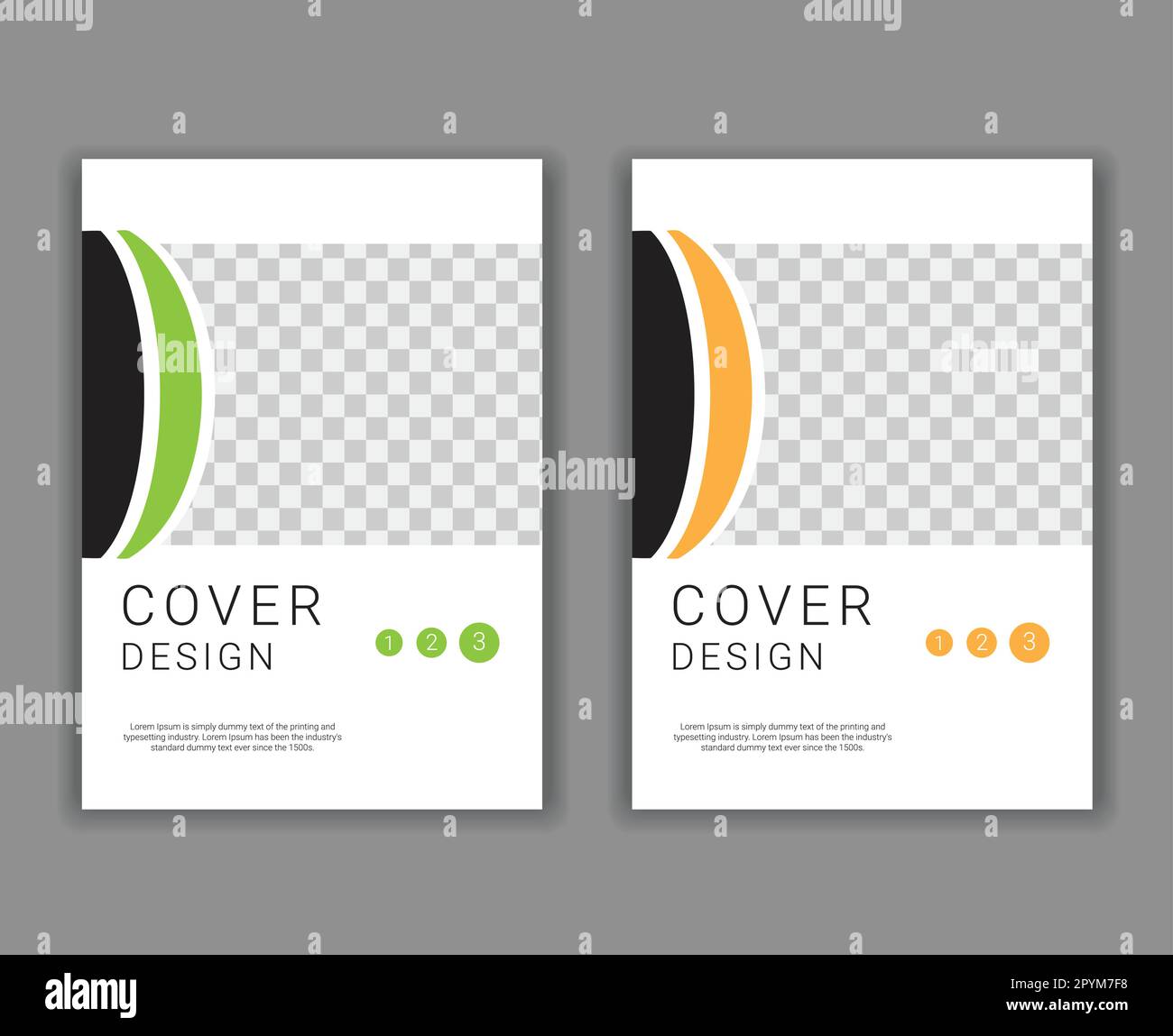 Book Cover Design Template, A4 size Stock Vector Image & Art - Alamy