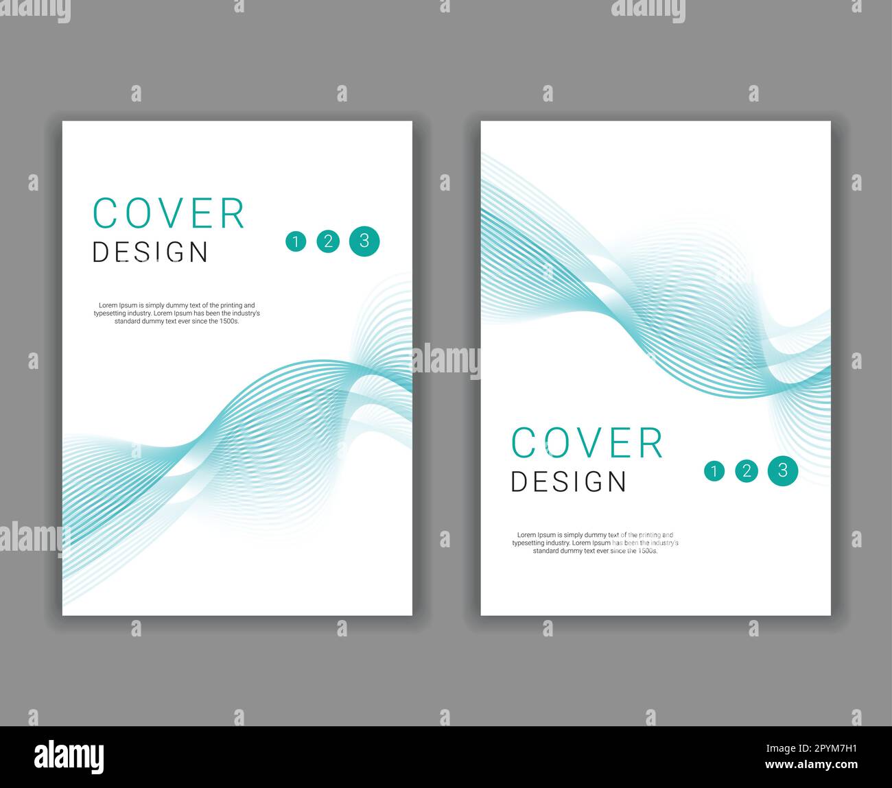 Book Cover Design Template, A4 size Stock Vector Image & Art - Alamy
