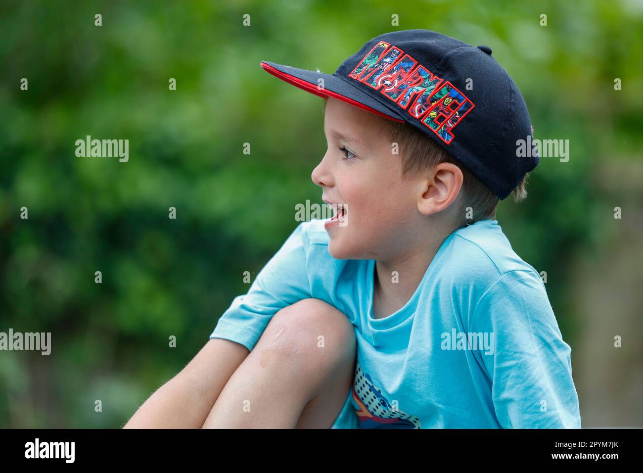 6 year old boy blonde hi-res stock photography and images - Alamy
