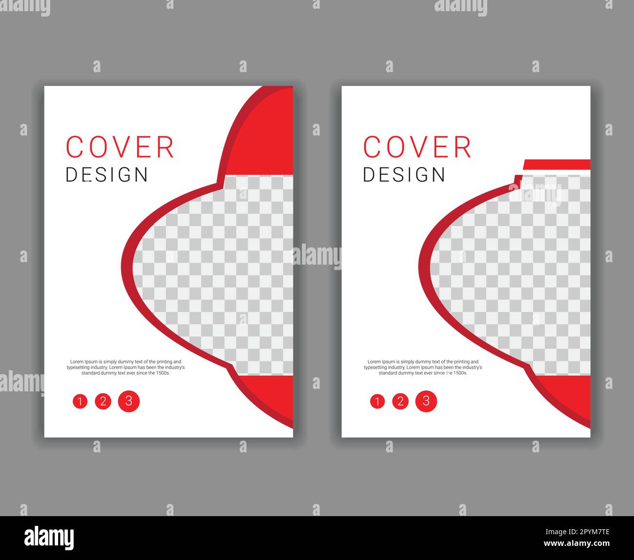 Book Cover Design Template, A4 size Stock Vector Image & Art - Alamy