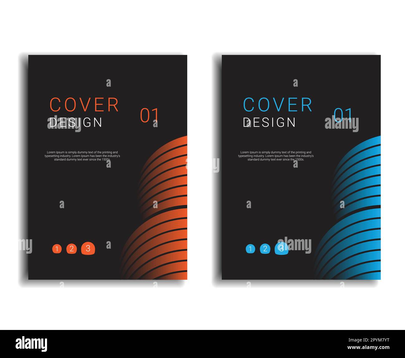 Book Cover Design Template, A4 size Stock Vector Image & Art - Alamy