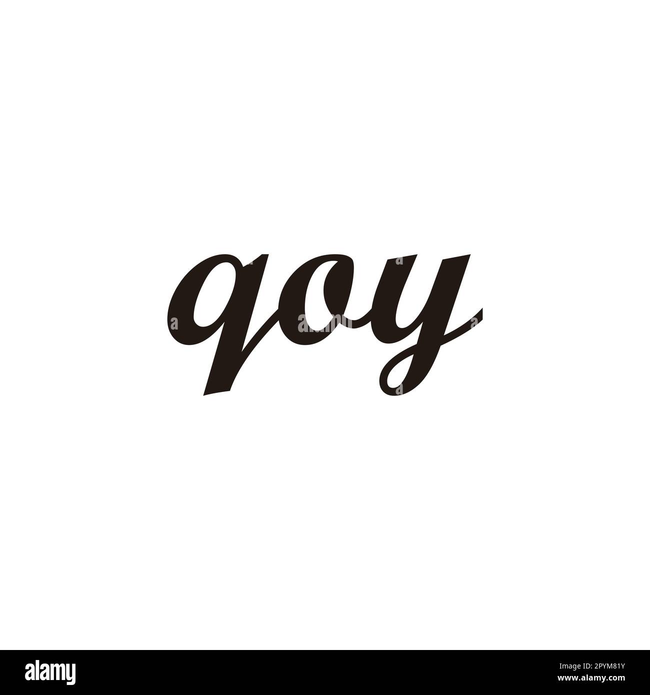 Qoy logo hi-res stock photography and images - Alamy