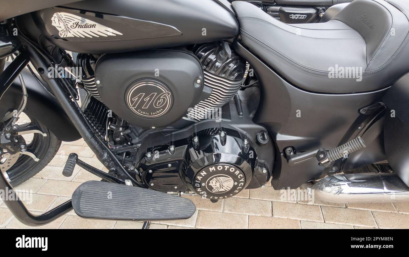 Indian chieftain dark horse hi-res stock photography and images - Alamy