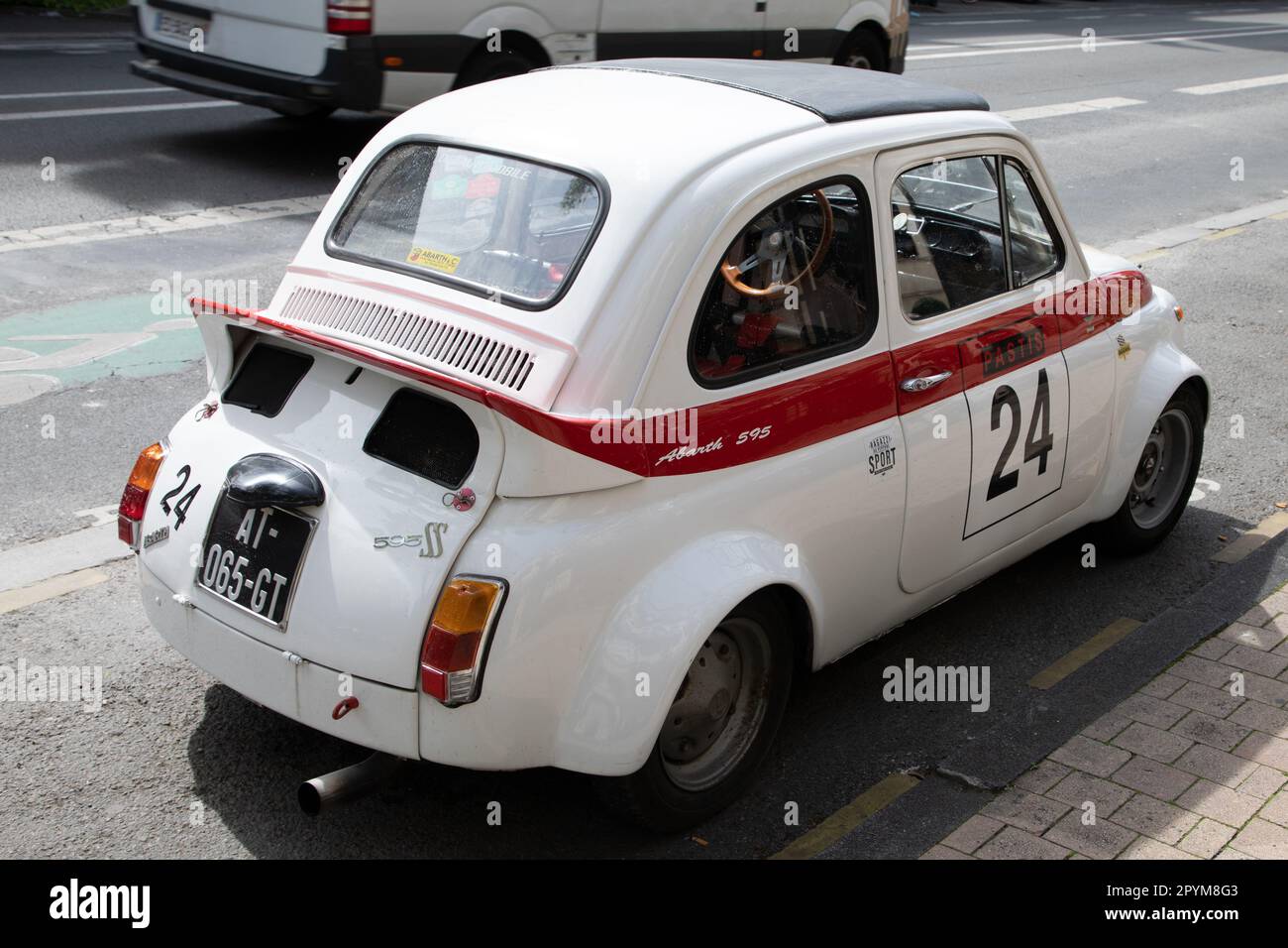 Bordeaux , Aquitaine France - 05 01 2023 : Fiat 500 abarth 595 ss ...