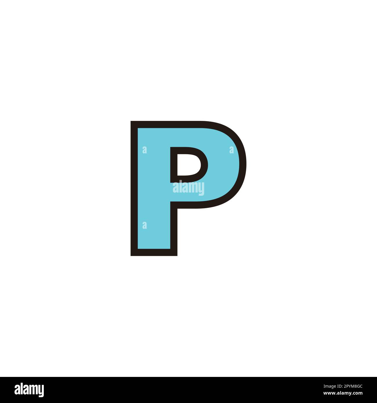 Letter P blue, line geometric symbol simple logo vector Stock Vector ... Letter P blue, line geometric symbol simple logo vector Stock Vector ...
