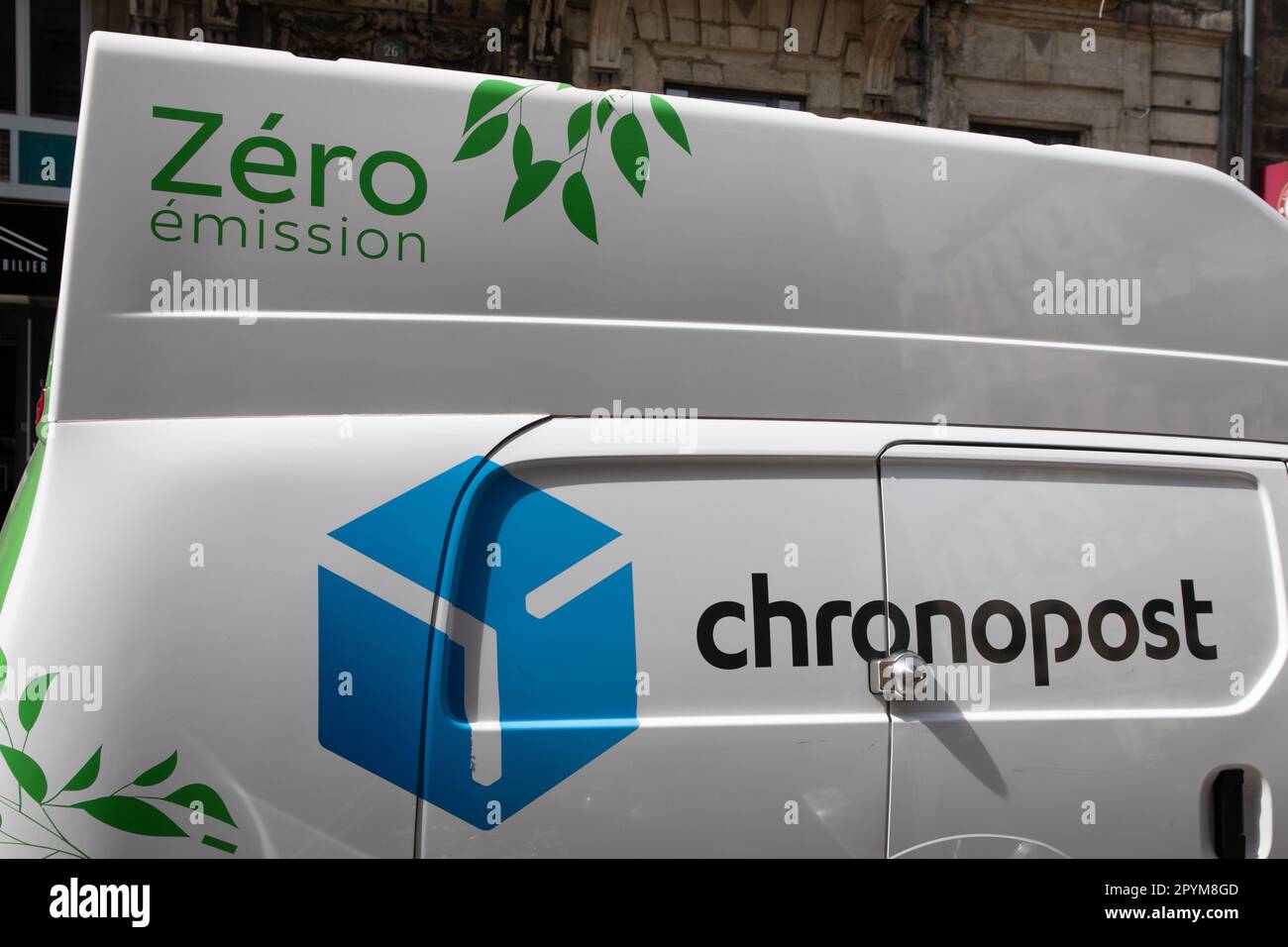 Bordeaux , Aquitaine France - 05 02 2023 : Chronopost electric delivery ...