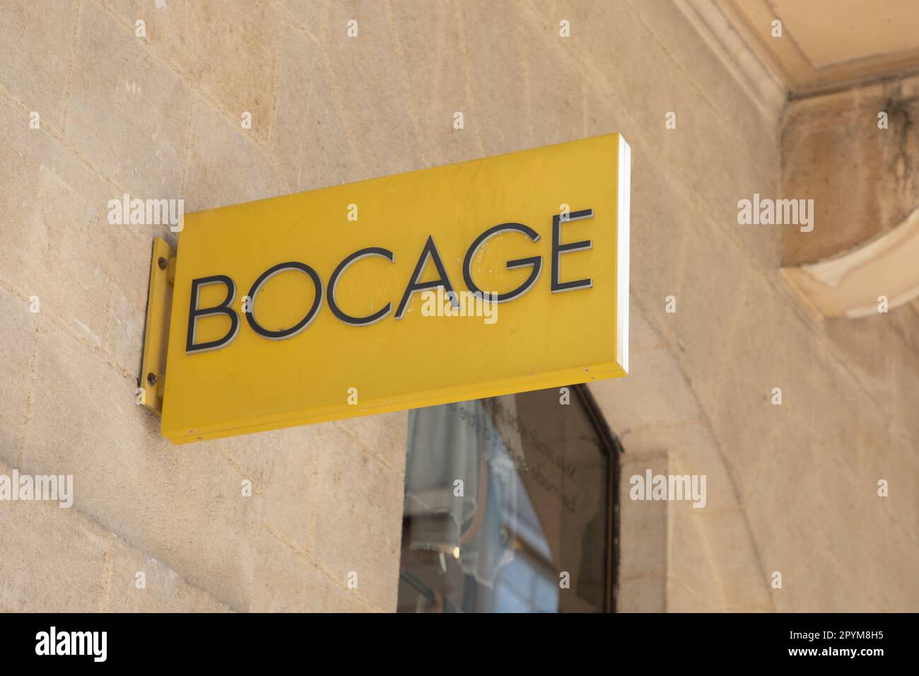 Bordeaux , Aquitaine France - 04 17 2023 : Bocage logo brand and text ...