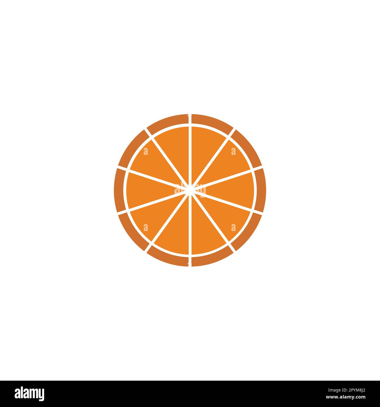 Pizza, food geometric symbol simple logo vector Stock Vector Image ...