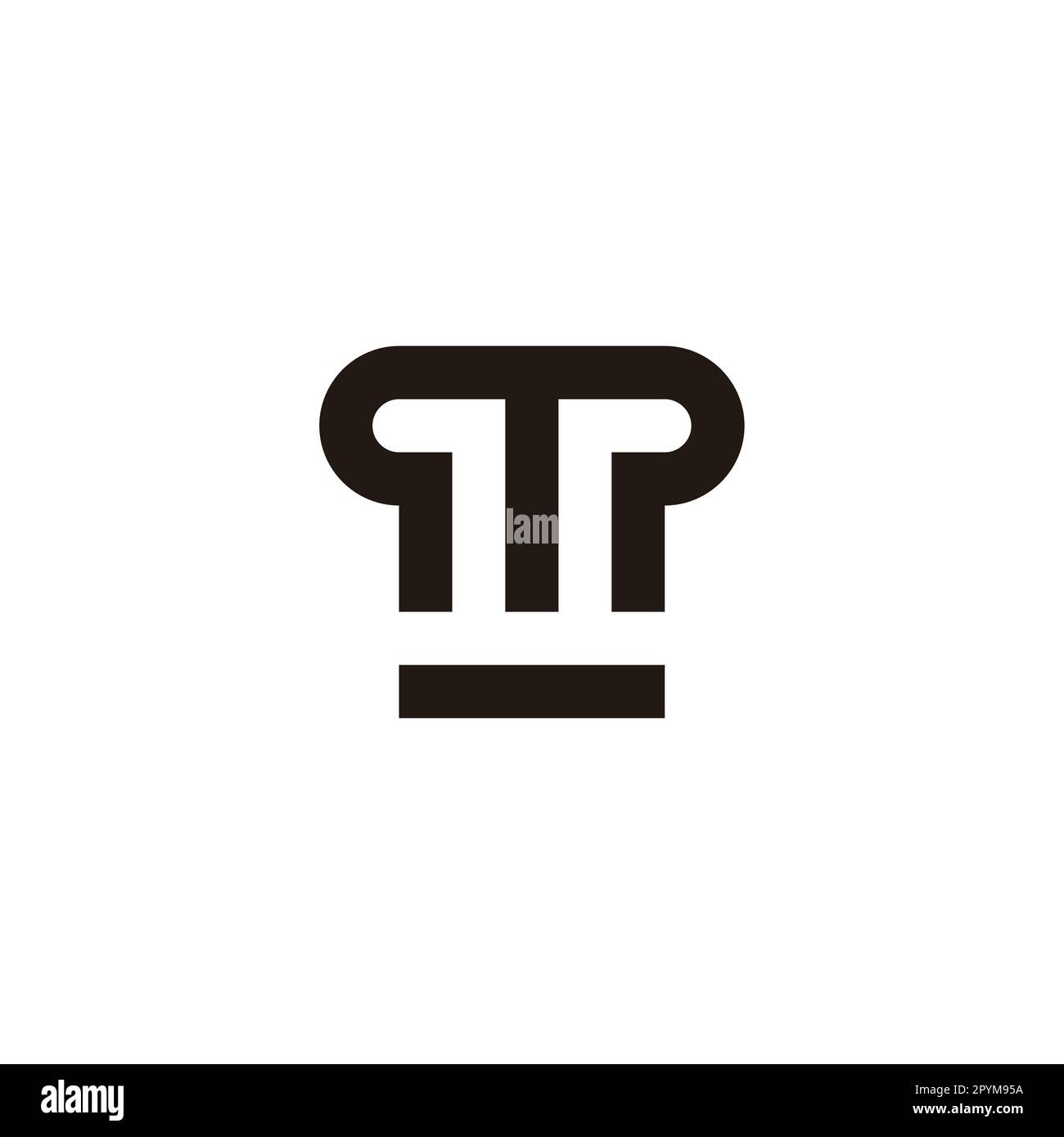 Letter m bakery geometric symbol simple logo vector Stock Vector Image ...