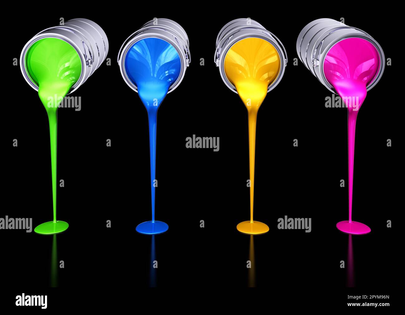 3D rendering of a color concept Stock Photo - Alamy