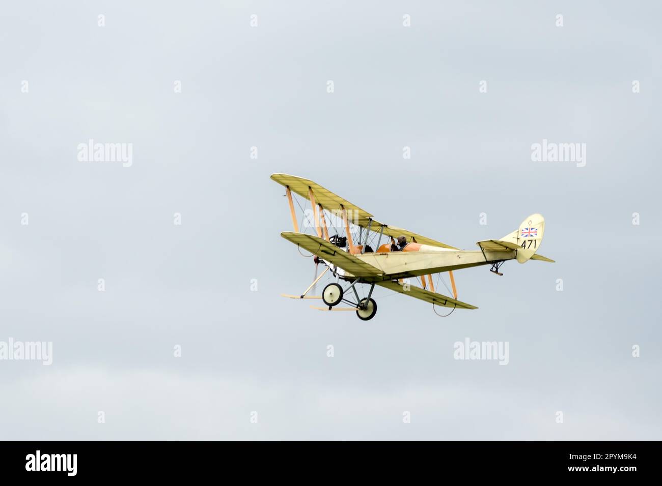 Great War Display Team - RAF BE2c Stock Photo - Alamy