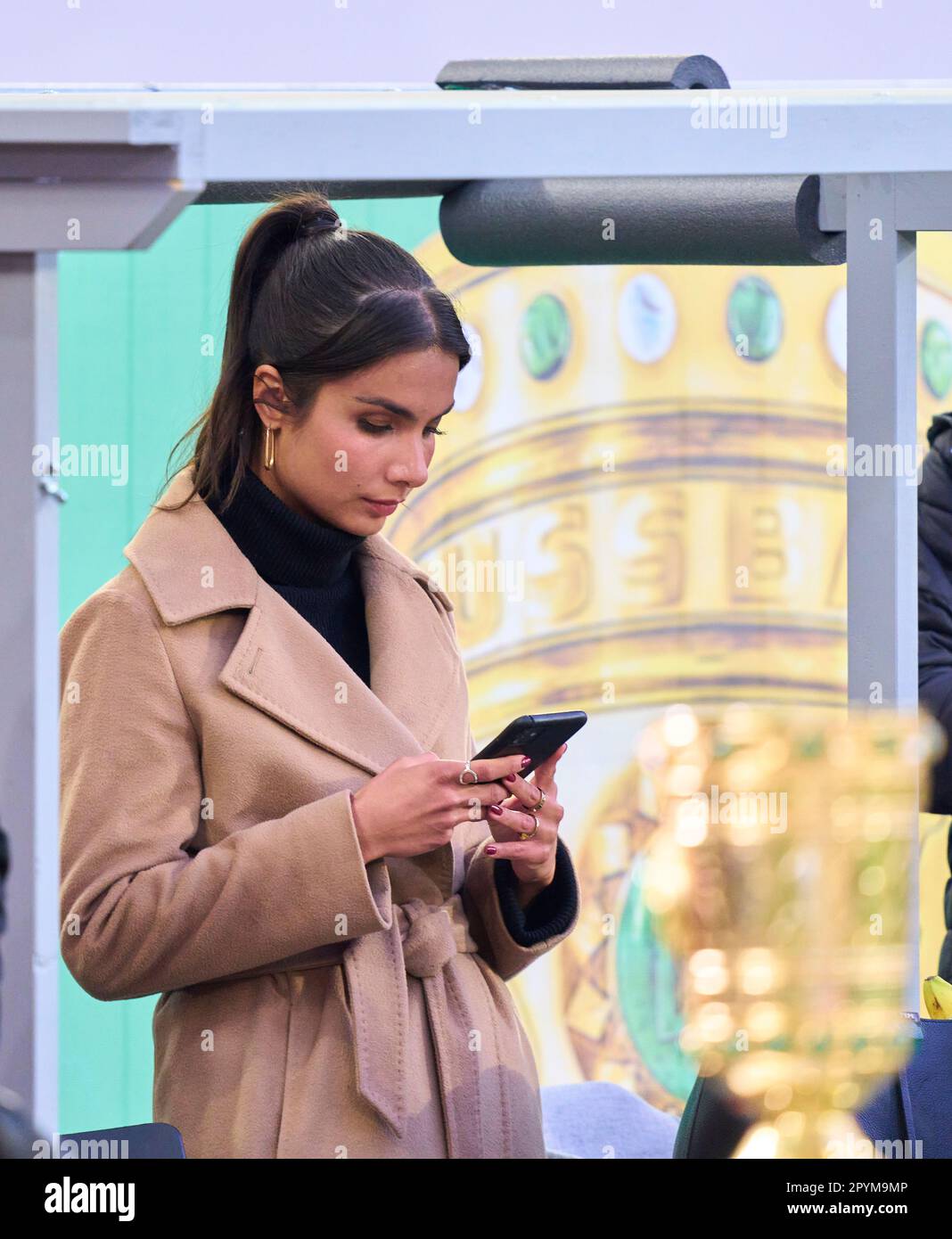 Stuttgart, Germany. 03rd May, 2023. Lea Wagner, presenter ARD Sport ...