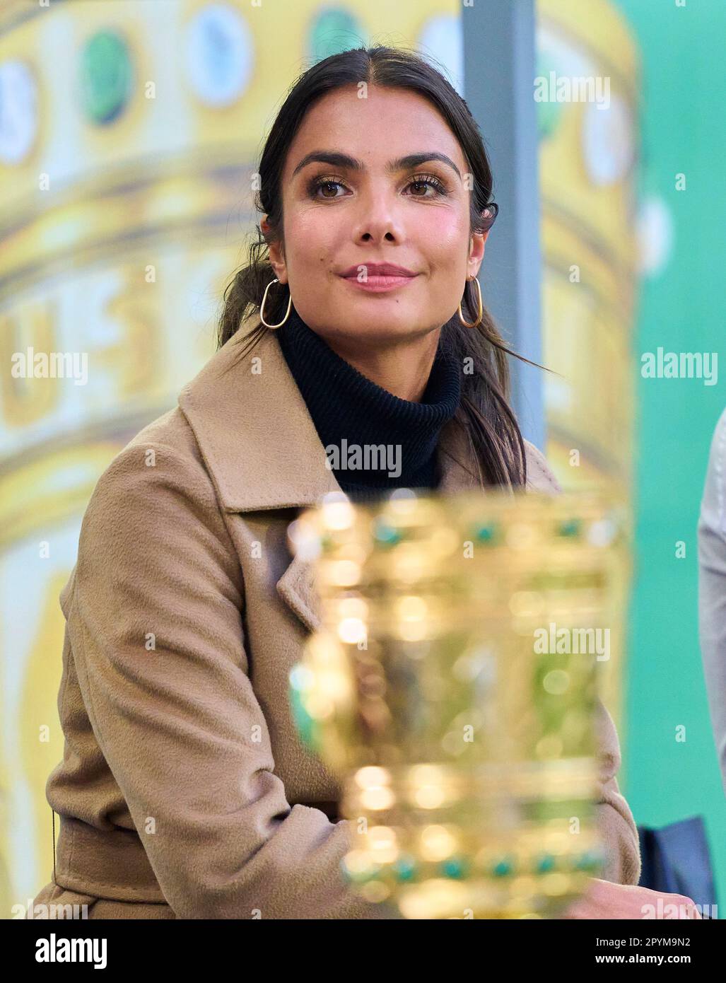 Stuttgart, Germany. 03rd May, 2023. Lea Wagner, presenter ARD Sport ...