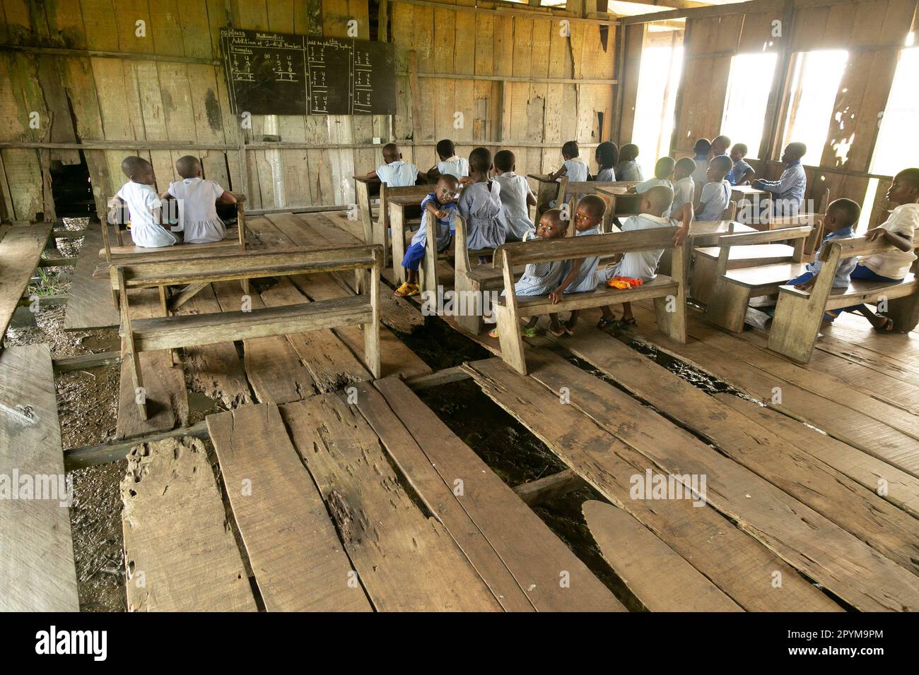Ondo State, Nigeria - May 2nd, 2023 - Student writing in their ...
