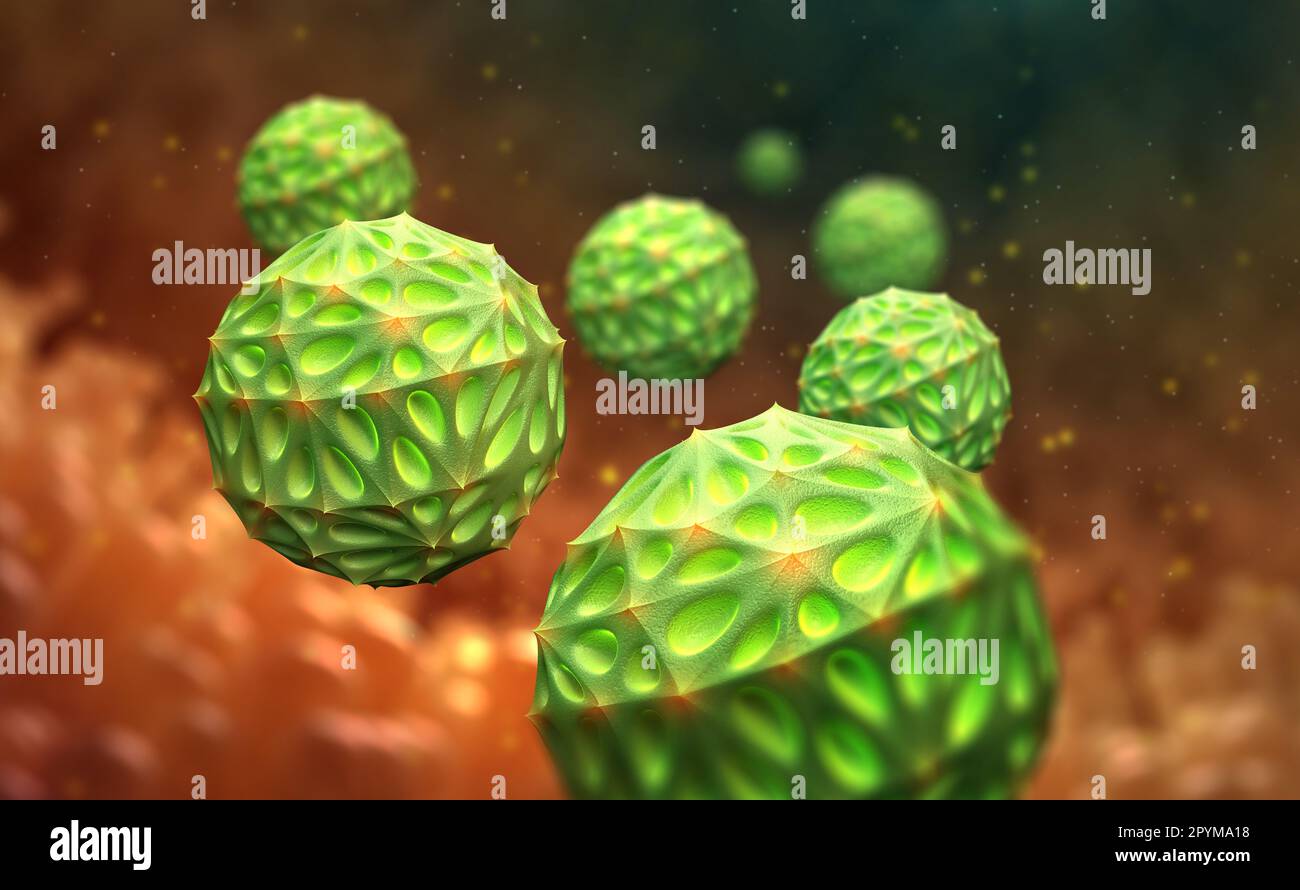 Viral infection, epidemic, pandemic. Microbes, germs and bacteria in ...