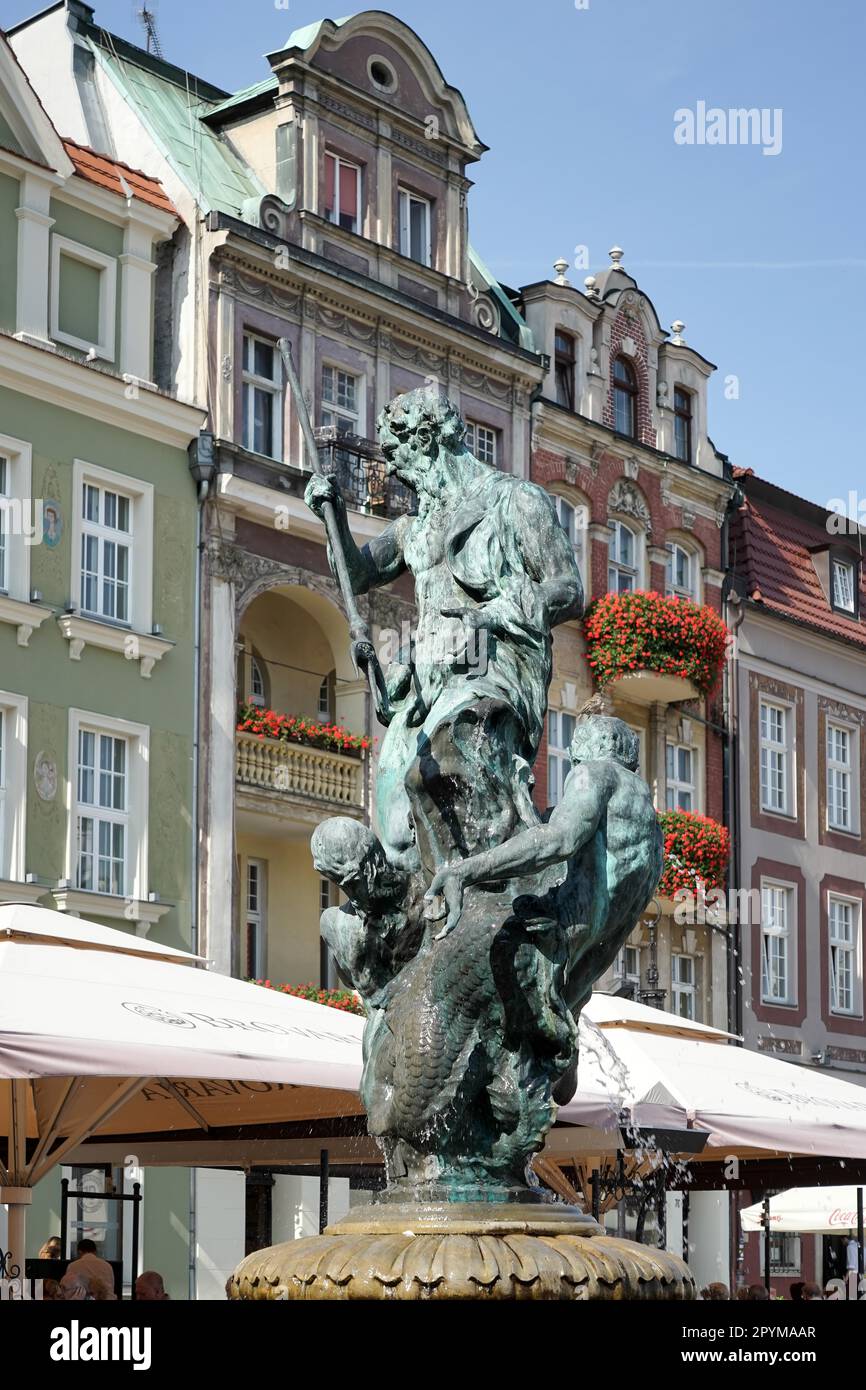 Fountain in poznan hi-res stock photography and images - Alamy