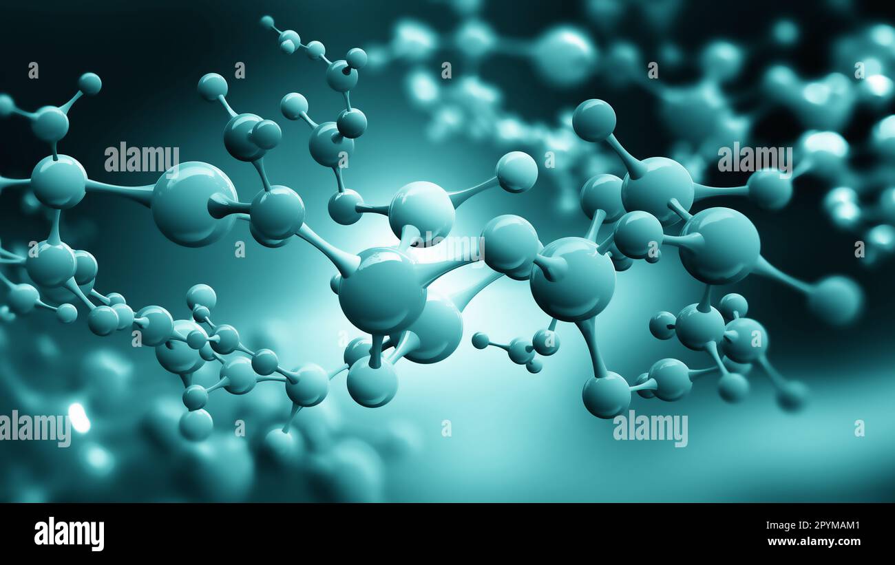 Science Background With Molecule Abstract Atomic Structure For Science