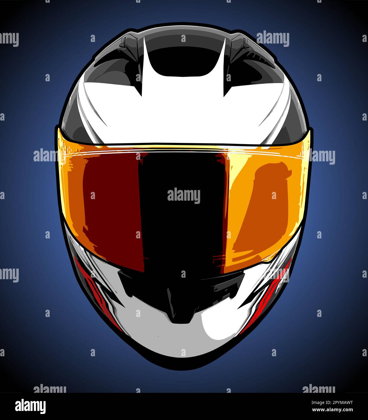Motorcycle helmets Stock Vector Images - Alamy