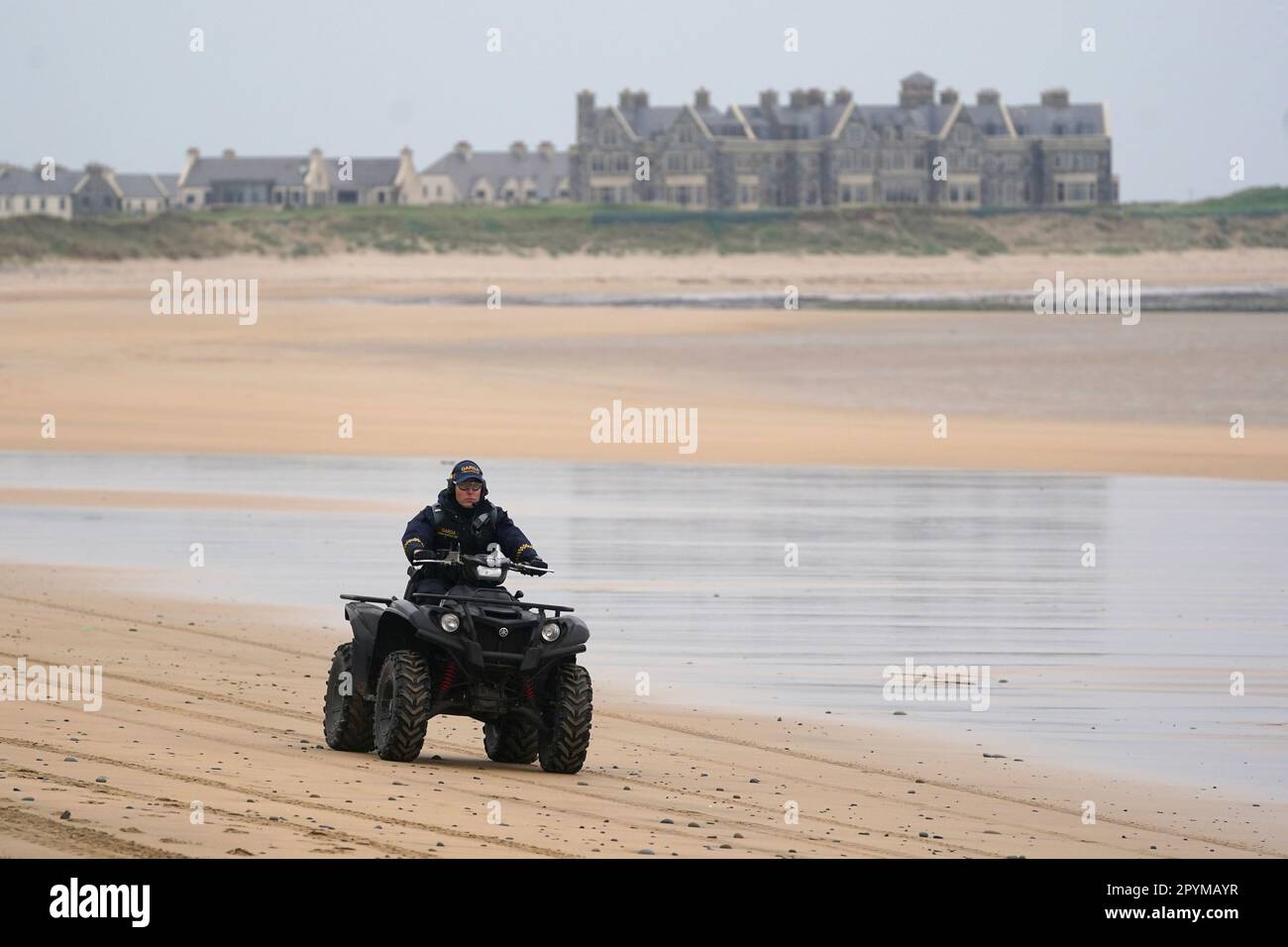 Garda officers at Trump International Golf Links & Hotel in Doonbeg, Co ...