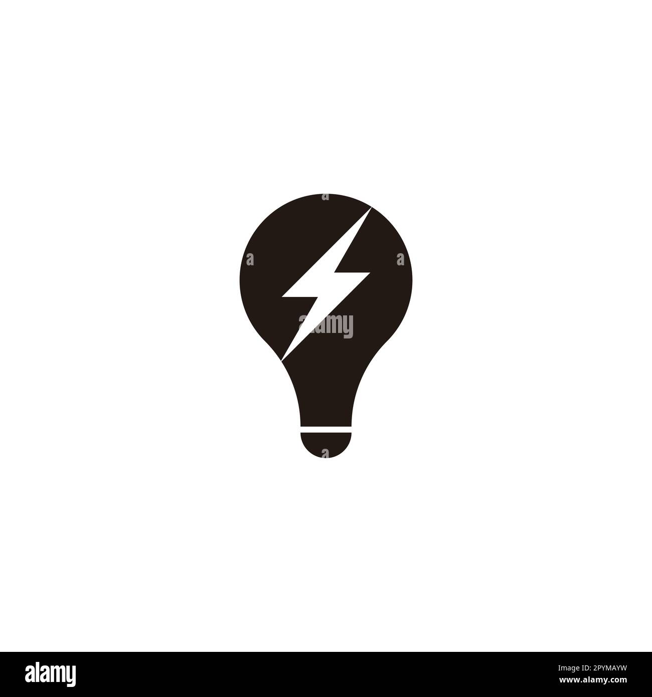 Lamp, lightning geometric symbol simple logo vector Stock Vector Image ...