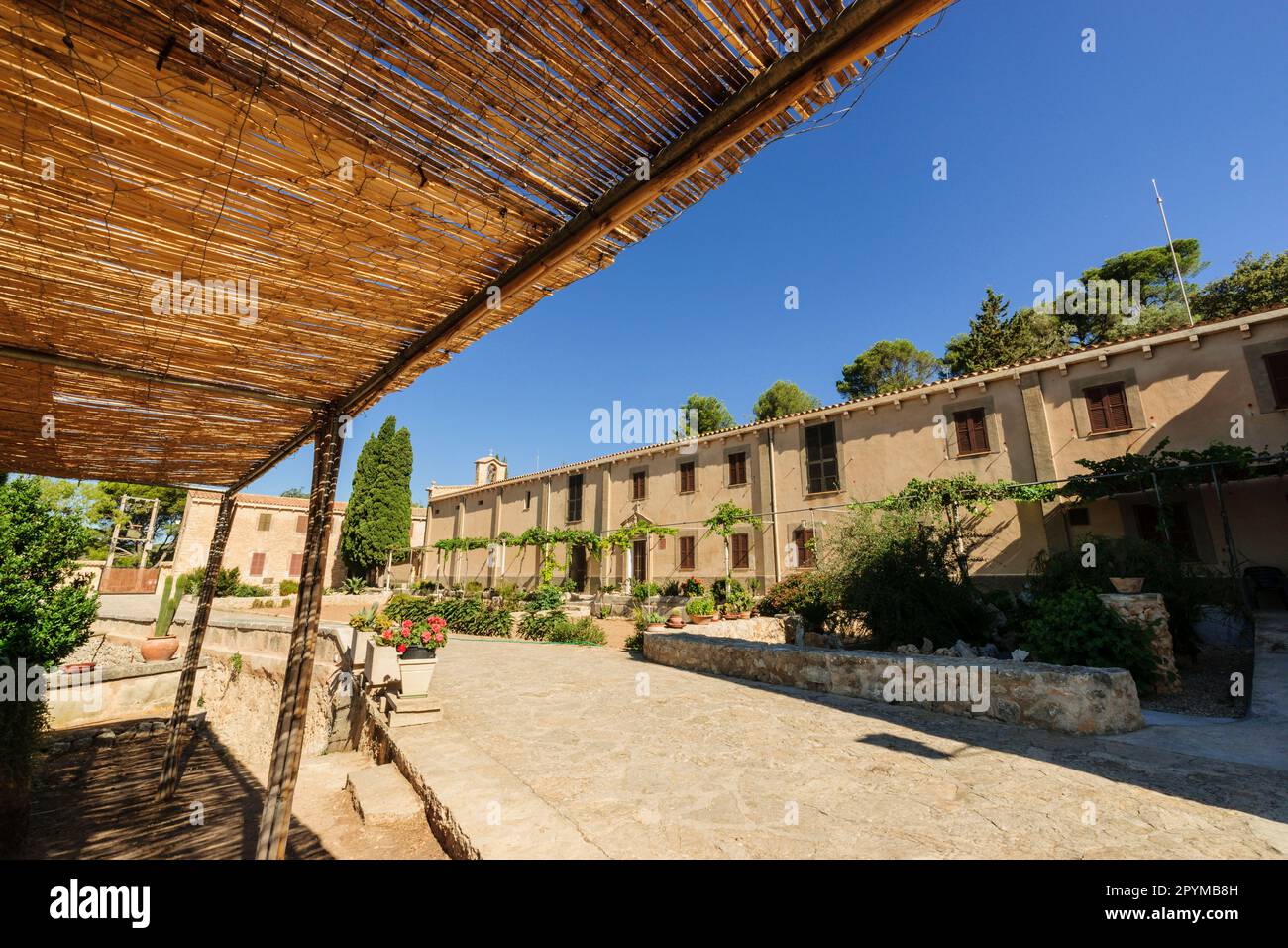 Santuario de Sant Honorat 1397, montaña de Cura, Algaida.Mallorca.Islas ...