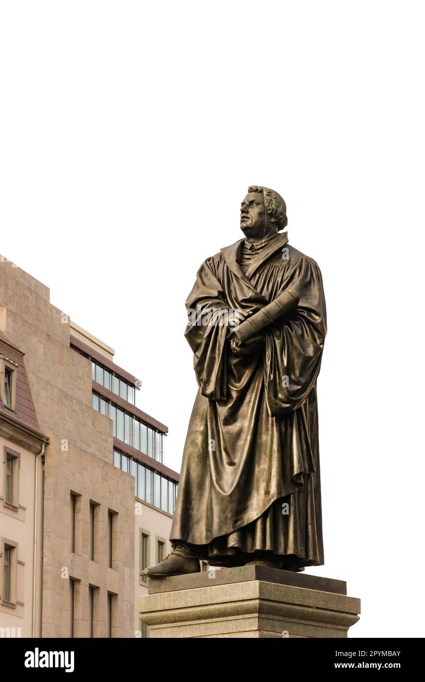 Martin luther statue dresden hi-res stock photography and images - Alamy
