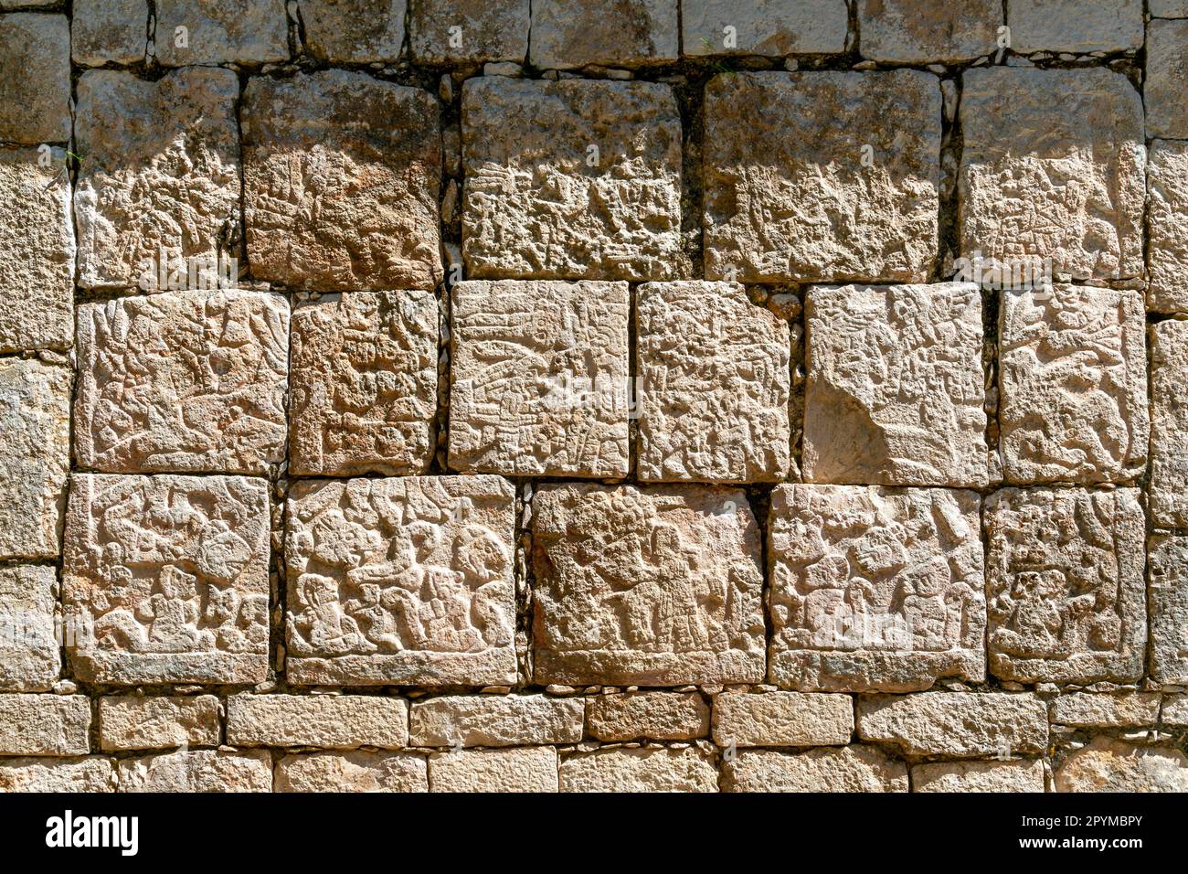 Carved stonework details, Temple of Panels, Templo de los Tableros ...
