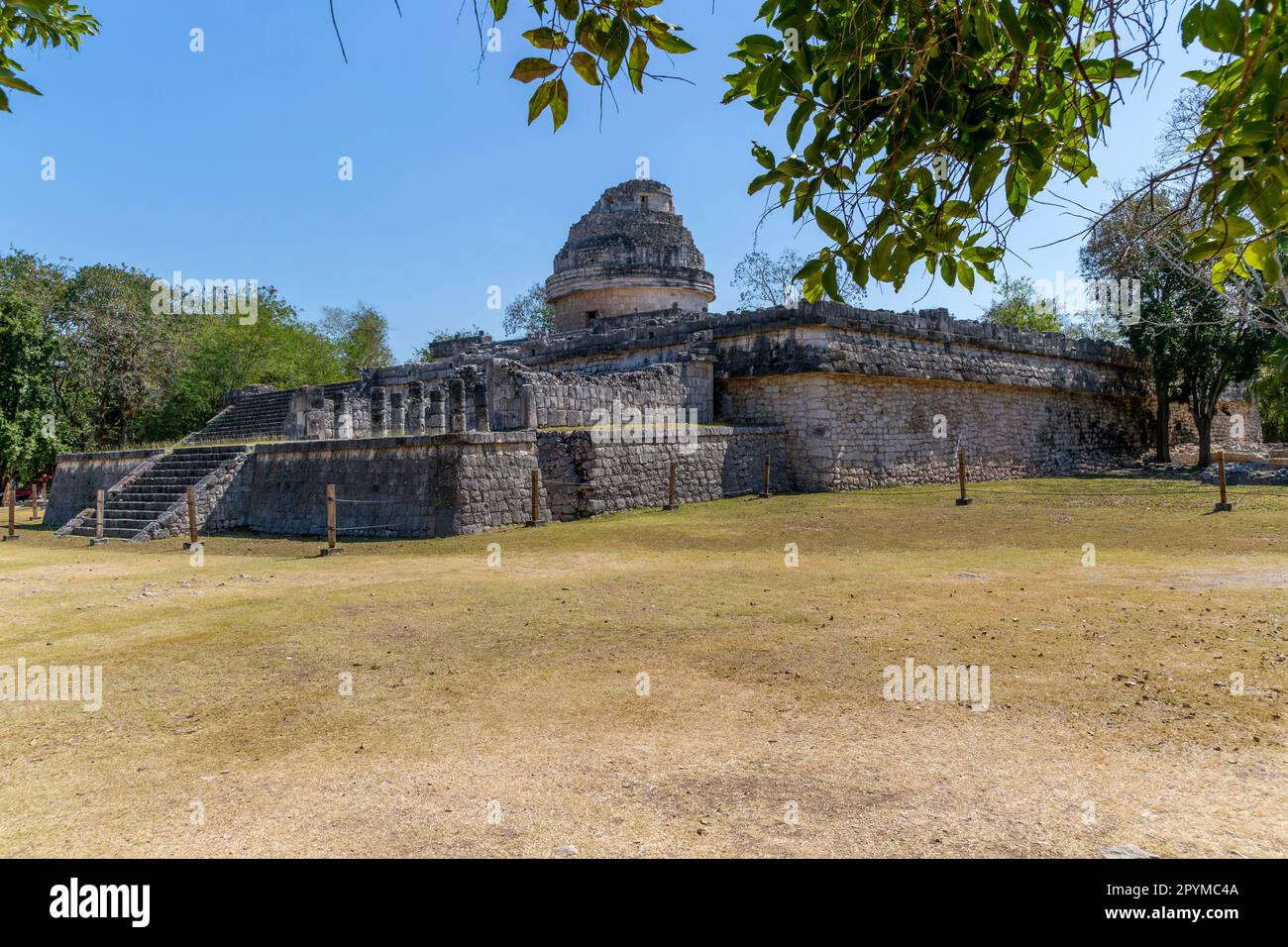 Observatory building, El Caracol, Chichen Itzá, Mayan ruins, Yucatan ...