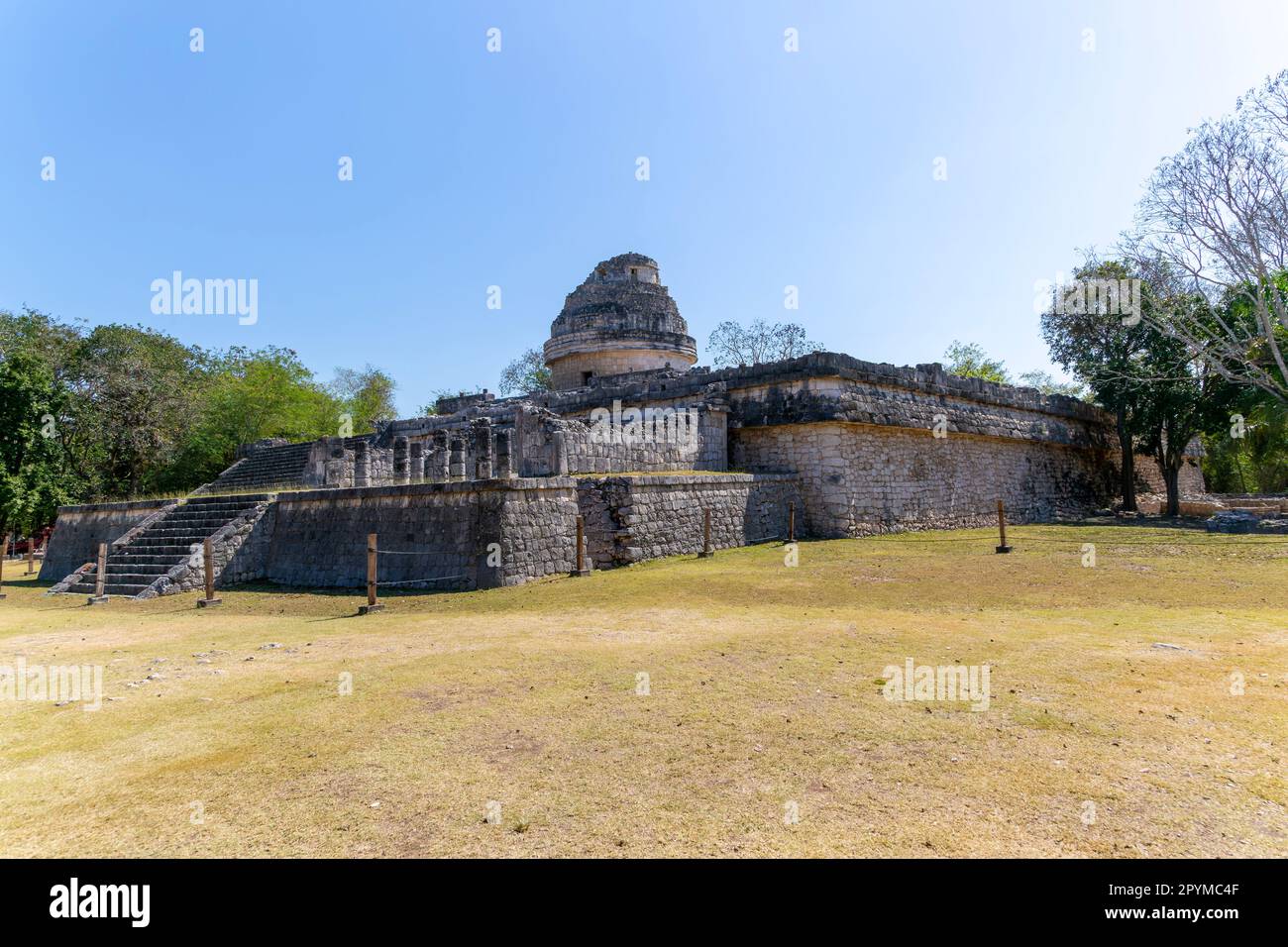 Observatory building, El Caracol, Chichen Itzá, Mayan ruins, Yucatan ...