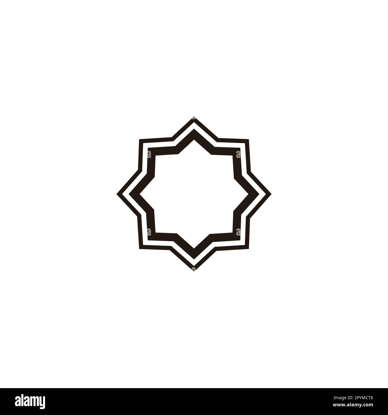 Frame, two lines, ramadan geometric symbol simple logo vector Stock ... Frame, two lines, ramadan geometric symbol simple logo vector Stock ...