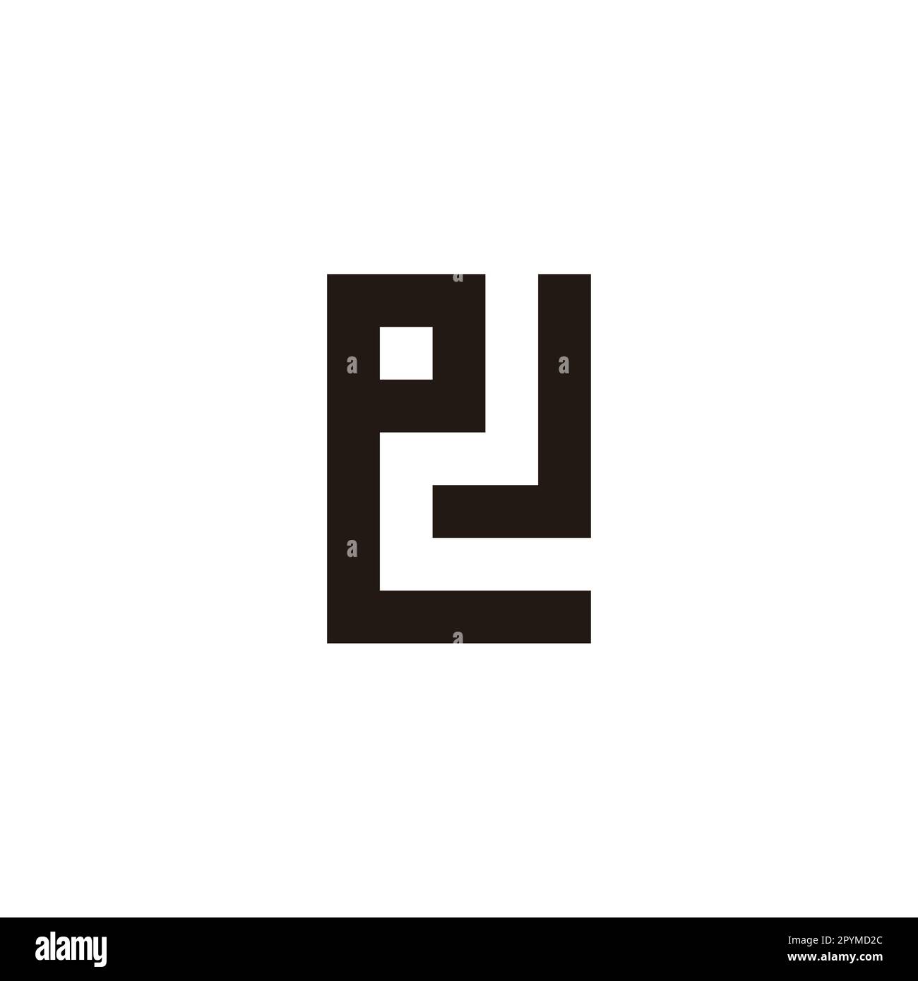 Letter eJ square geometric symbol simple logo vector Stock Vector Image ...