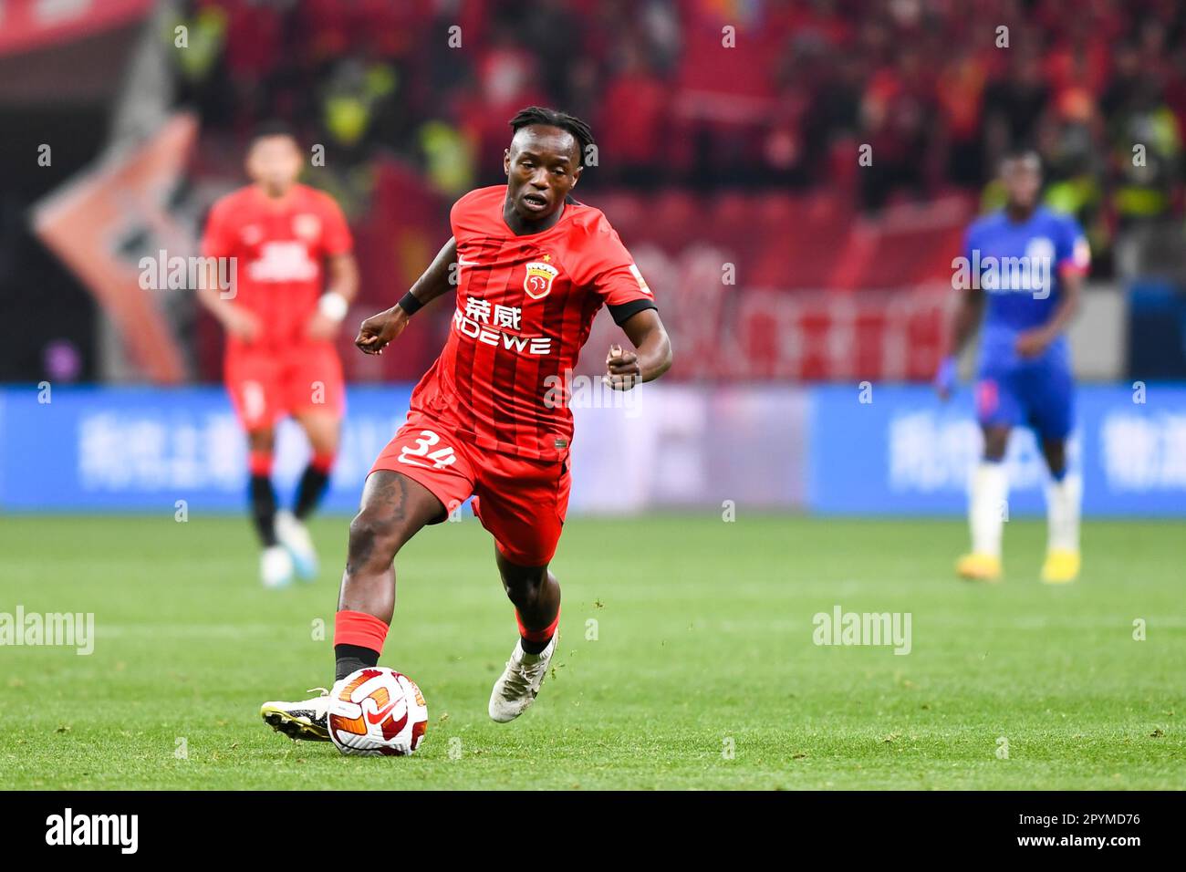 Shanghai Port Football Club 1-1 draw Shanghai Shenhua Football Club at ...