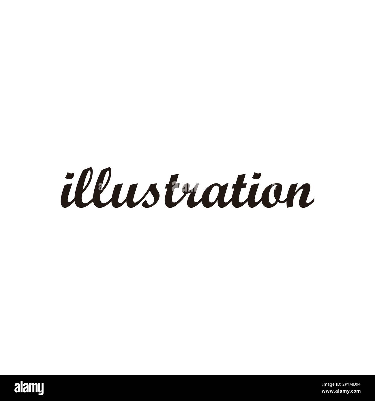 Text, "illustration", geometric symbol simple logo vector Stock Vector ...