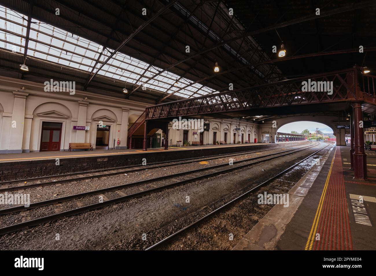Historic Ballarat Train Station in Victoria Australia Stock Photo - Alamy