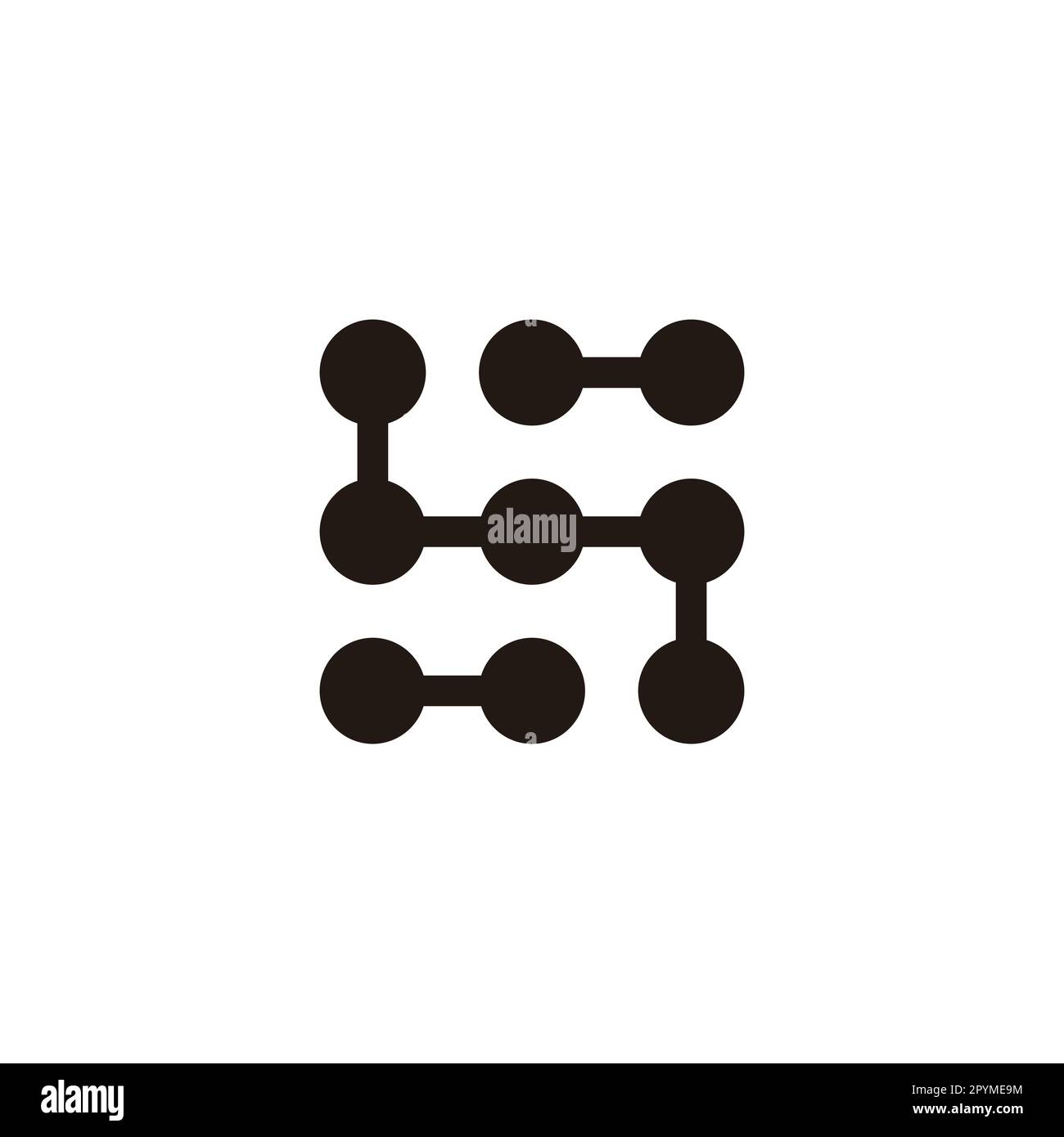 Letter S or H square molecules geometric symbol simple logo vector Stock Vector Image & Art - Alamy