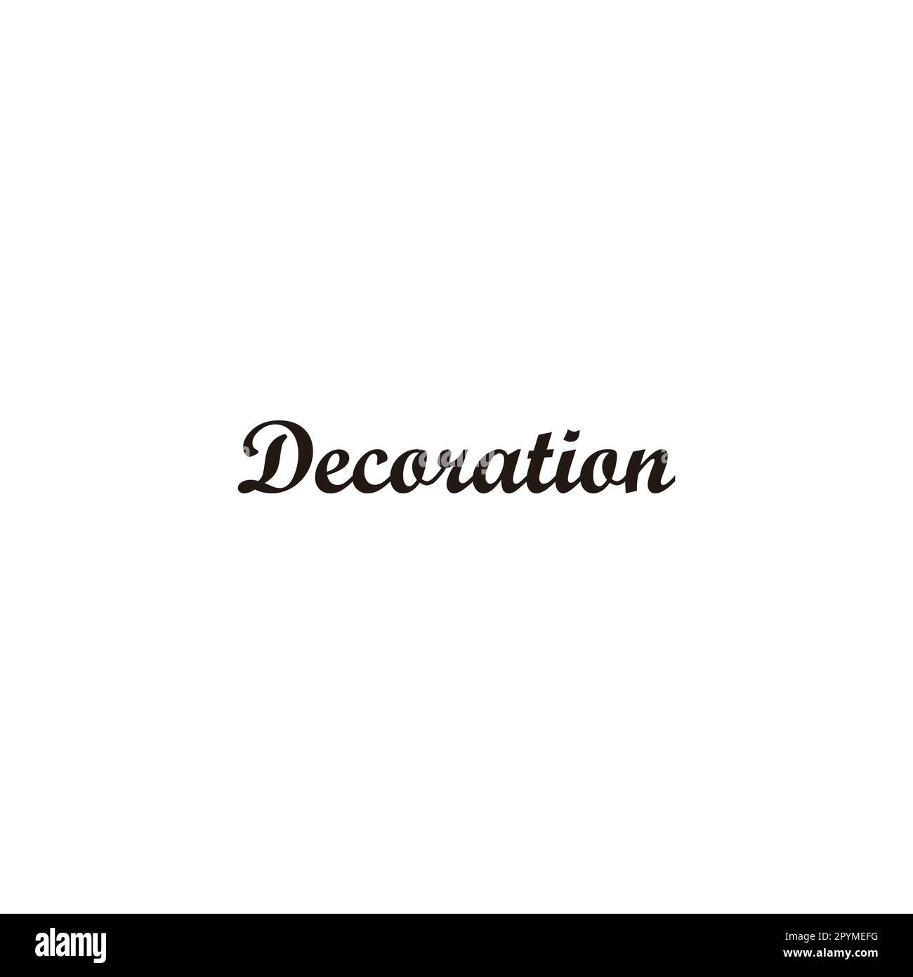 Letter decoration hi-res stock photography and images - Alamy