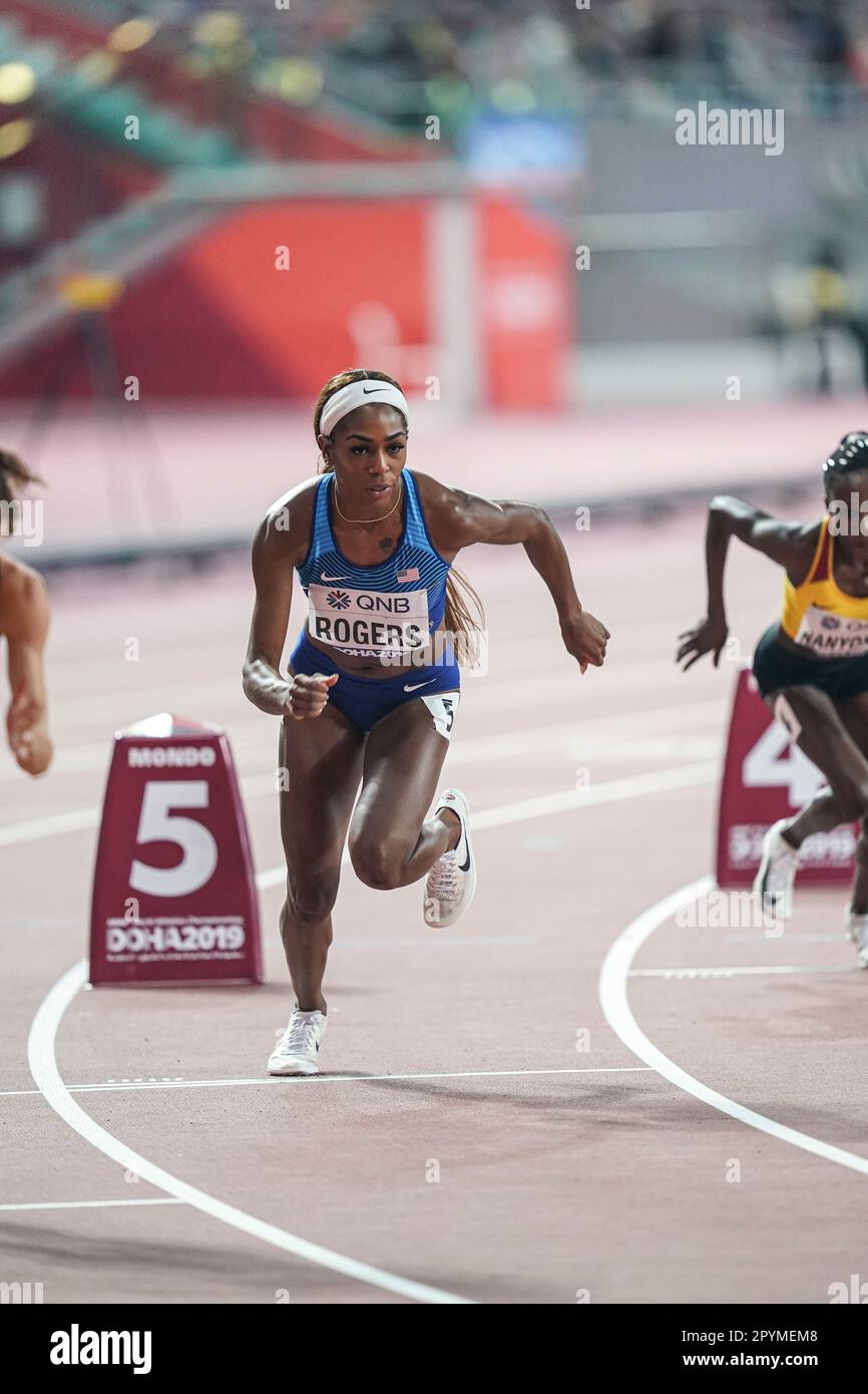 Raevyn rogers doha 2019 hi-res stock photography and images - Alamy