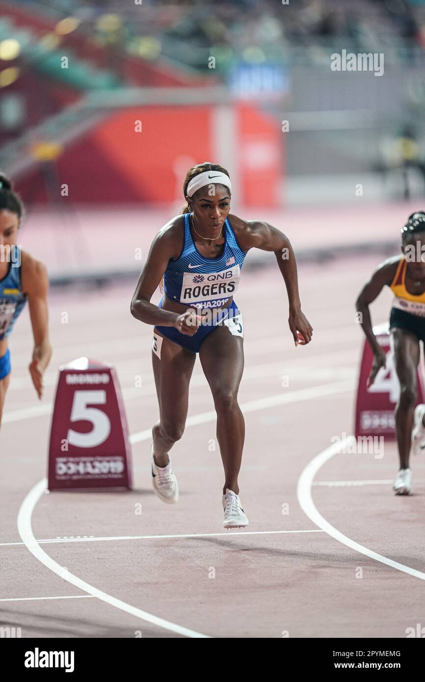 Raevyn rogers doha 2019 hi-res stock photography and images - Alamy