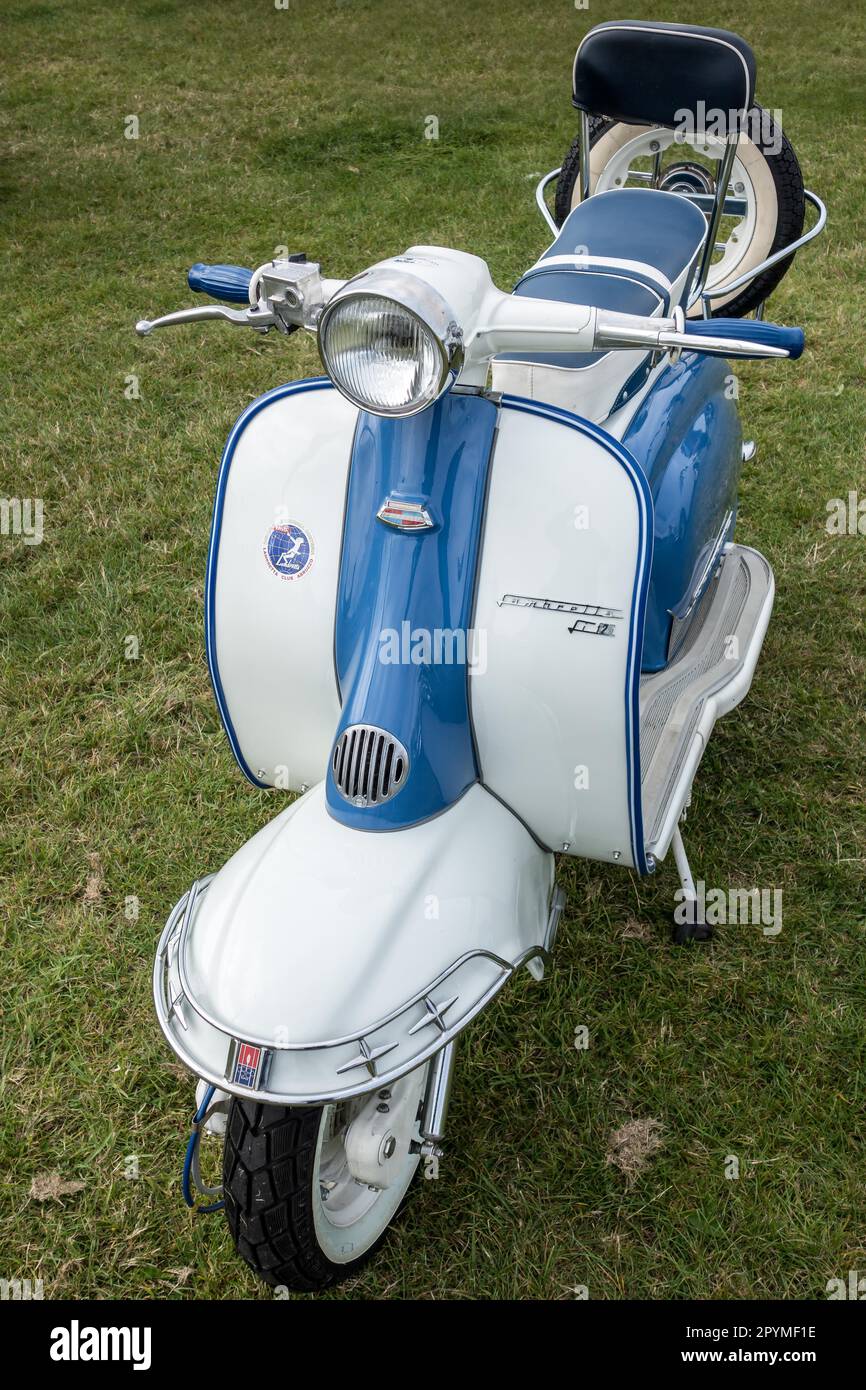 Old Lambretta Scooter Stock Photo - Alamy