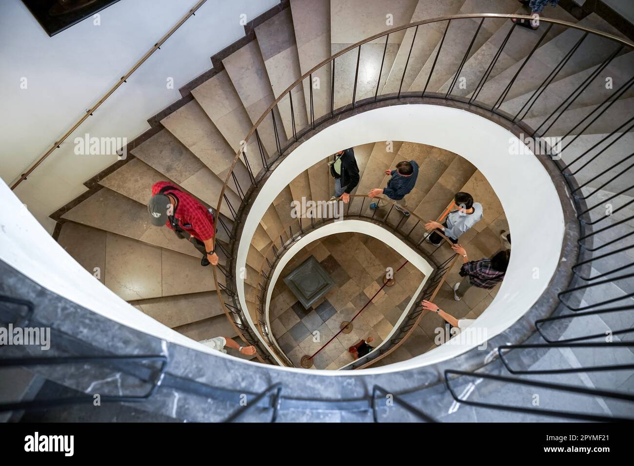 Heritage spiral staircase tourism hi-res stock photography and images ...