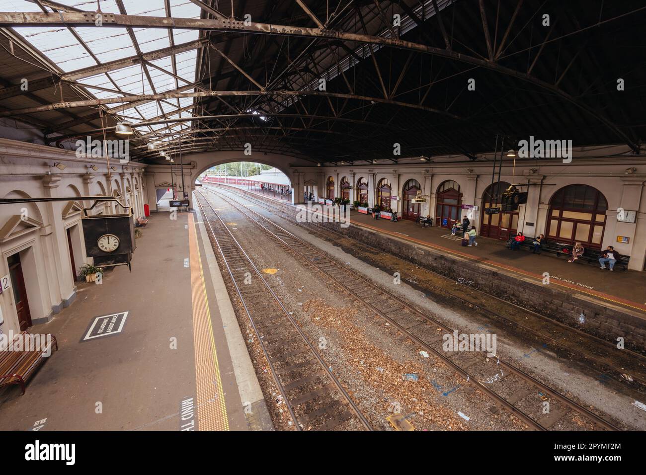 Historic Ballarat Train Station in Victoria Australia Stock Photo - Alamy