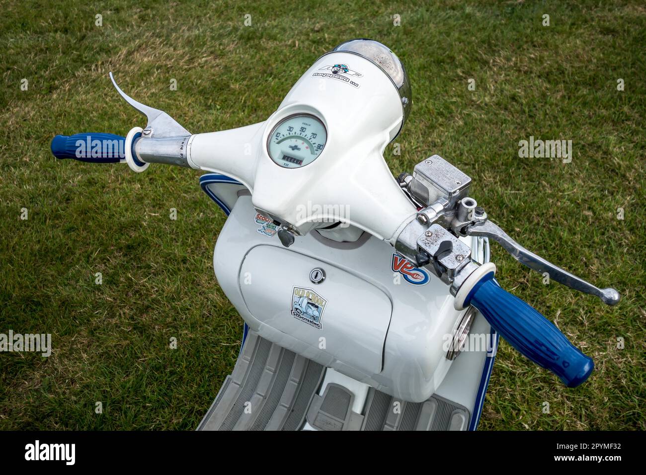 Old Lambretta Scooter Stock Photo - Alamy