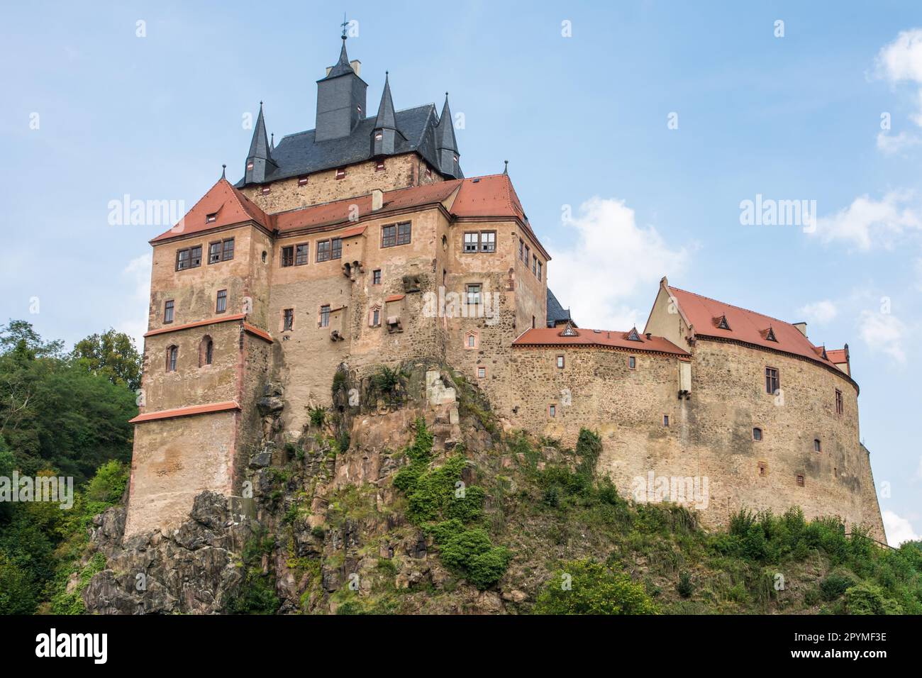 KRIEBSTEIN, GERMANY - SEPTEMBER 6: The Kriebstein Castle in Kriebstein ...