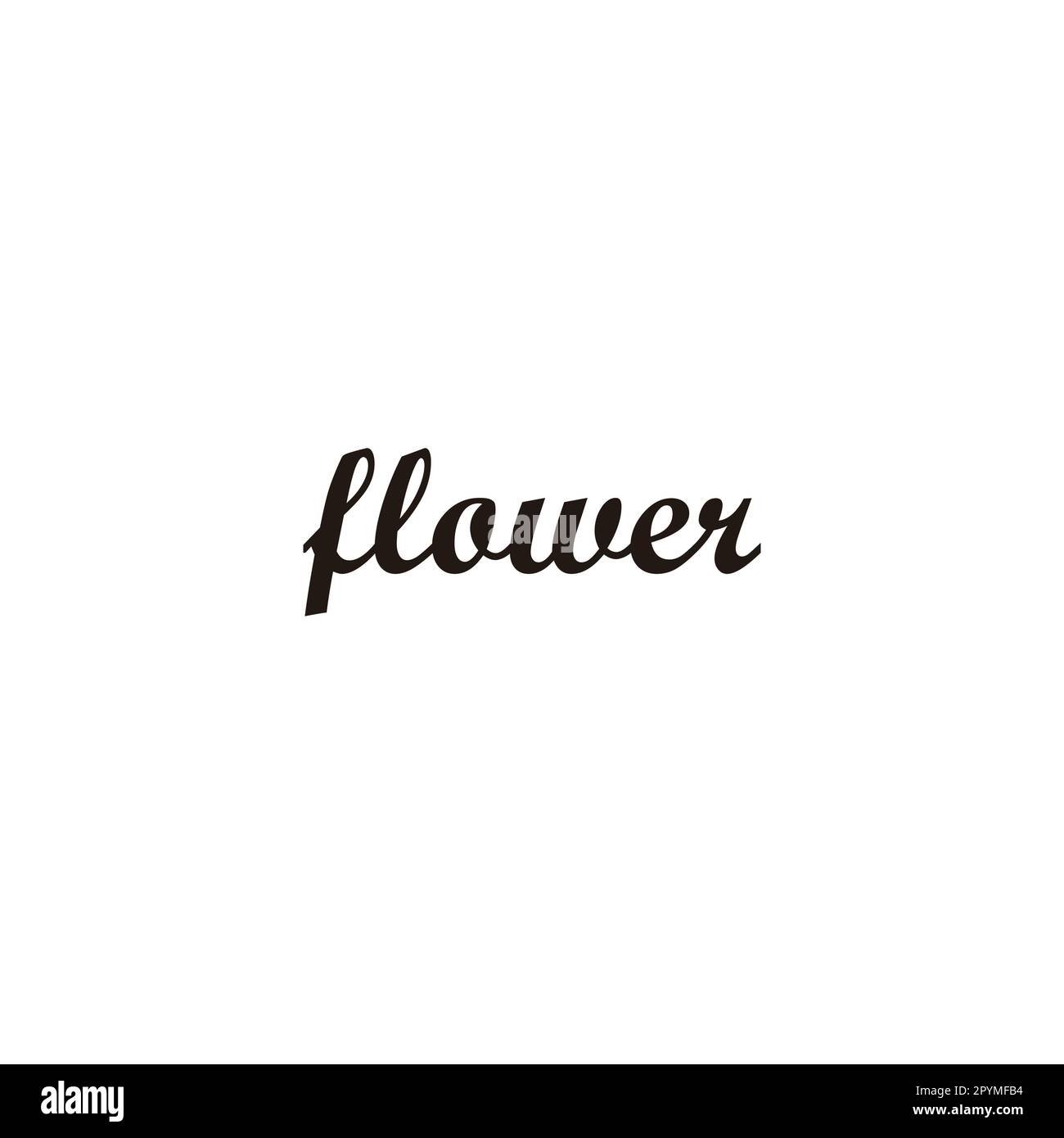 flower connect geometric symbol simple logo vector Stock Vector Image ...