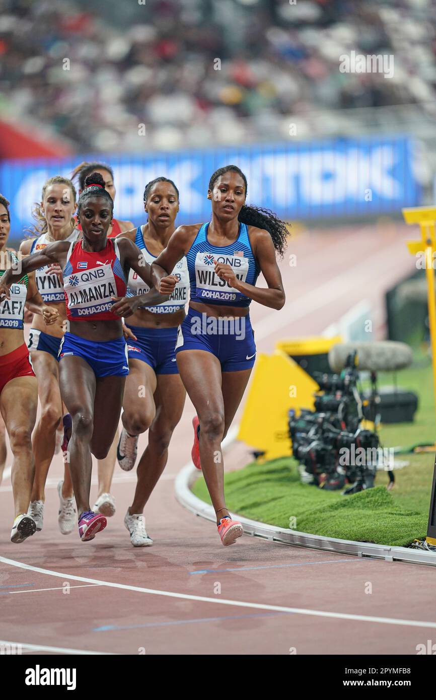 Ajee wilson doha 2019 hi-res stock photography and images - Alamy