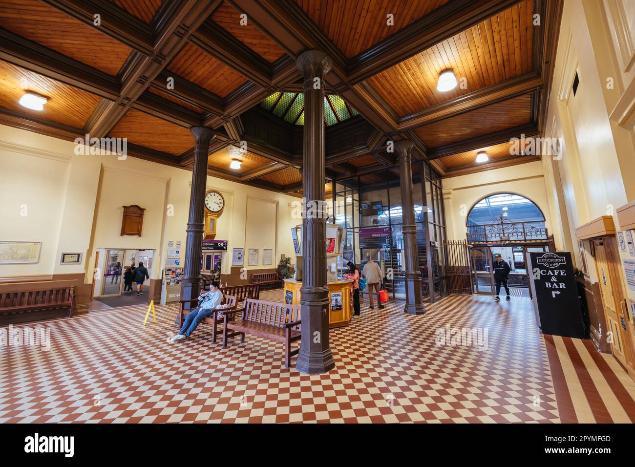 Historic Ballarat Train Station in Victoria Australia Stock Photo - Alamy