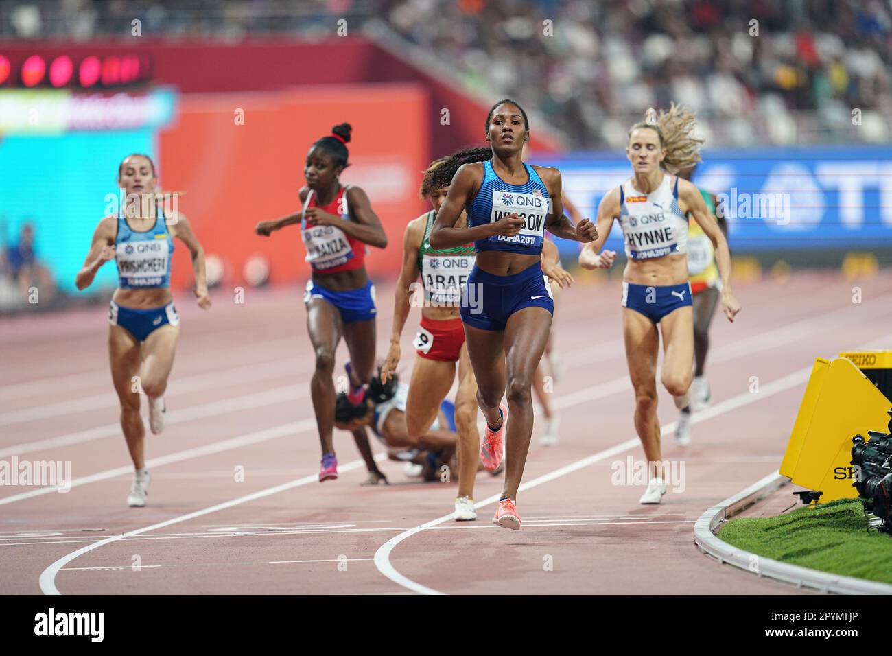 Ajee wilson doha 2019 hi-res stock photography and images - Alamy