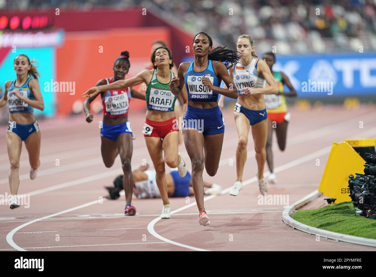 Ajee wilson doha 2019 hi-res stock photography and images - Alamy