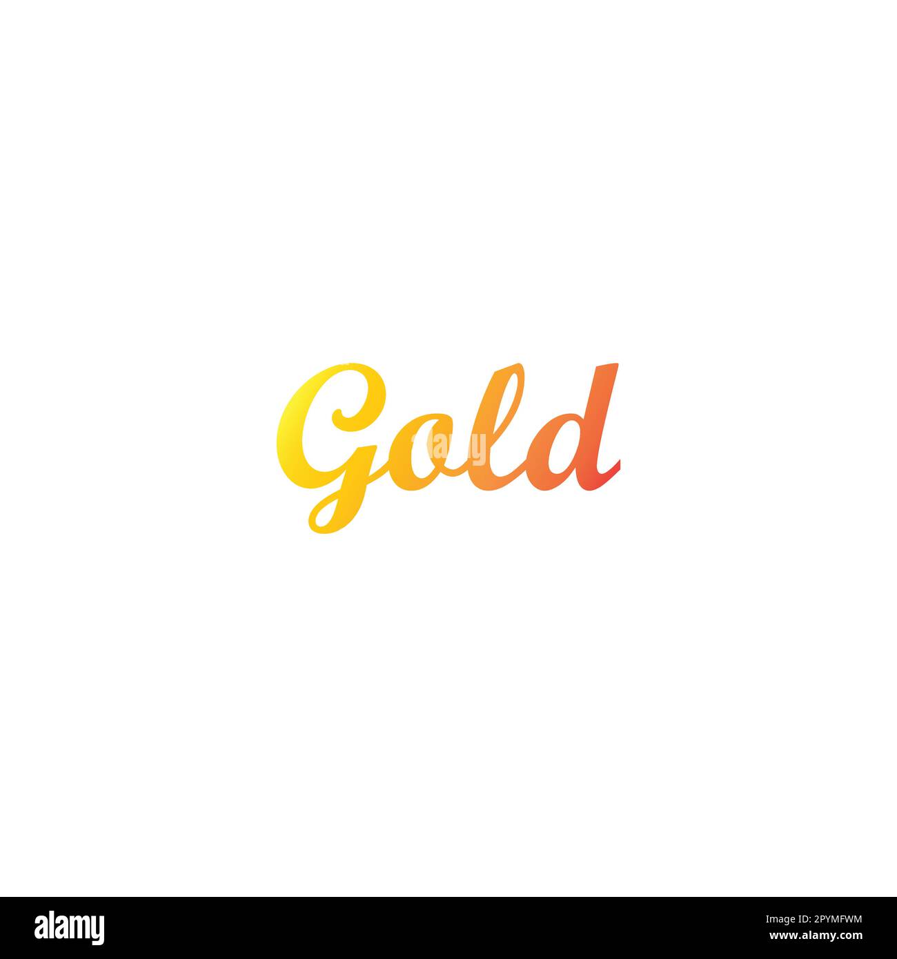 Letter, "gold", geometric symbol simple logo vector Stock Vector Image ...