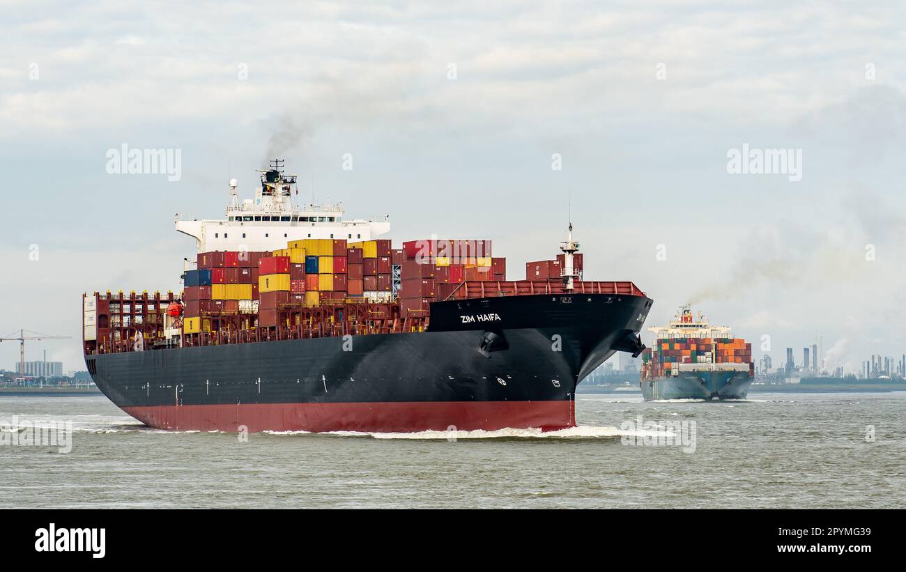 Ships close to shore - a majestic scene that perfectly showcases the ...